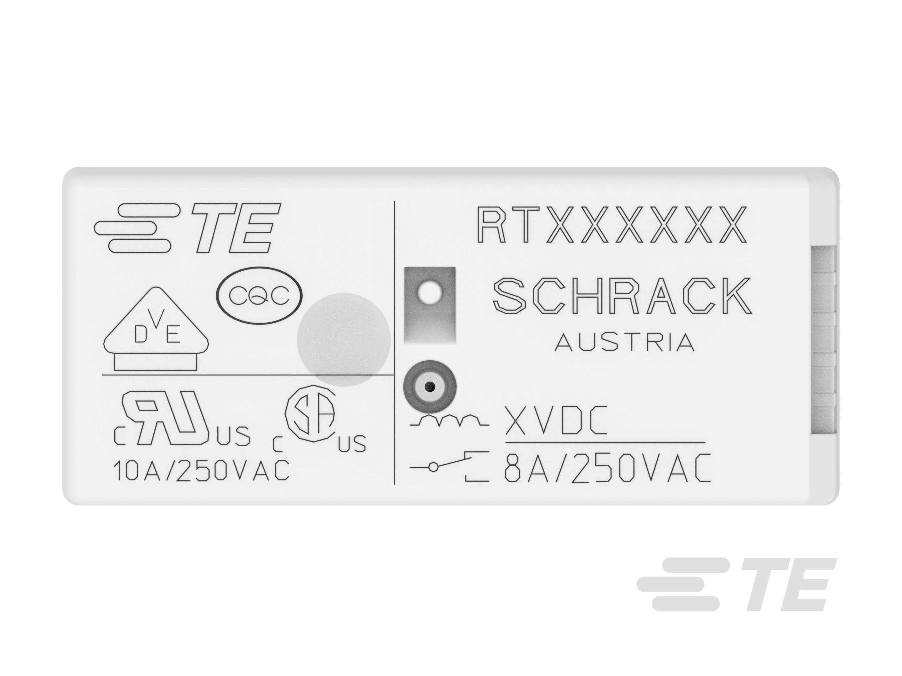 RT424024 : SCHRACK 机电继电器 | TE Connectivity