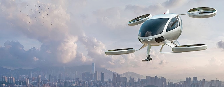 设计电动垂直起降 (eVTOL) 飞机 | TE Connectivity